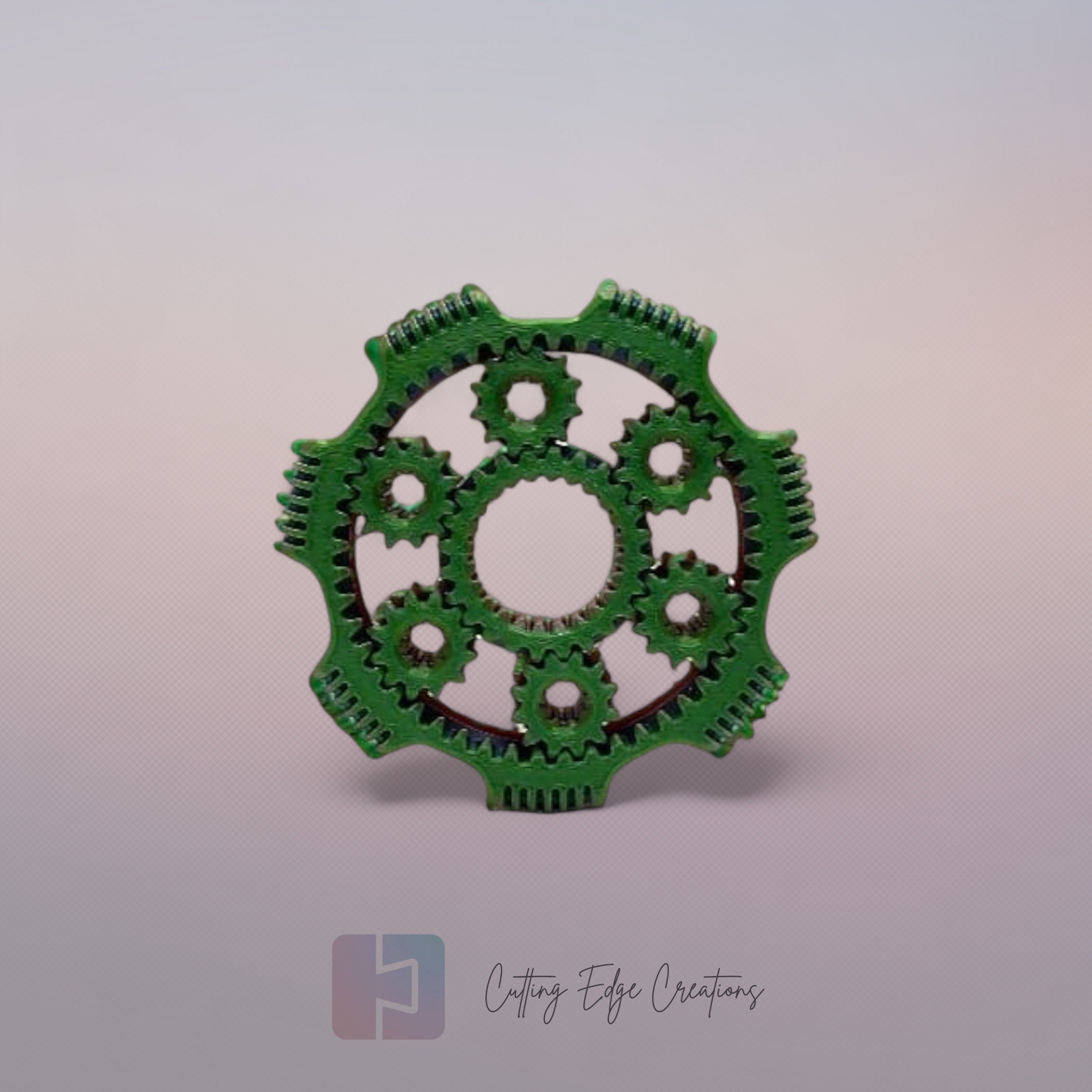 Gear Spinner – 3D Printed Fidget Toy with Interlocking Moving Gears (U ...